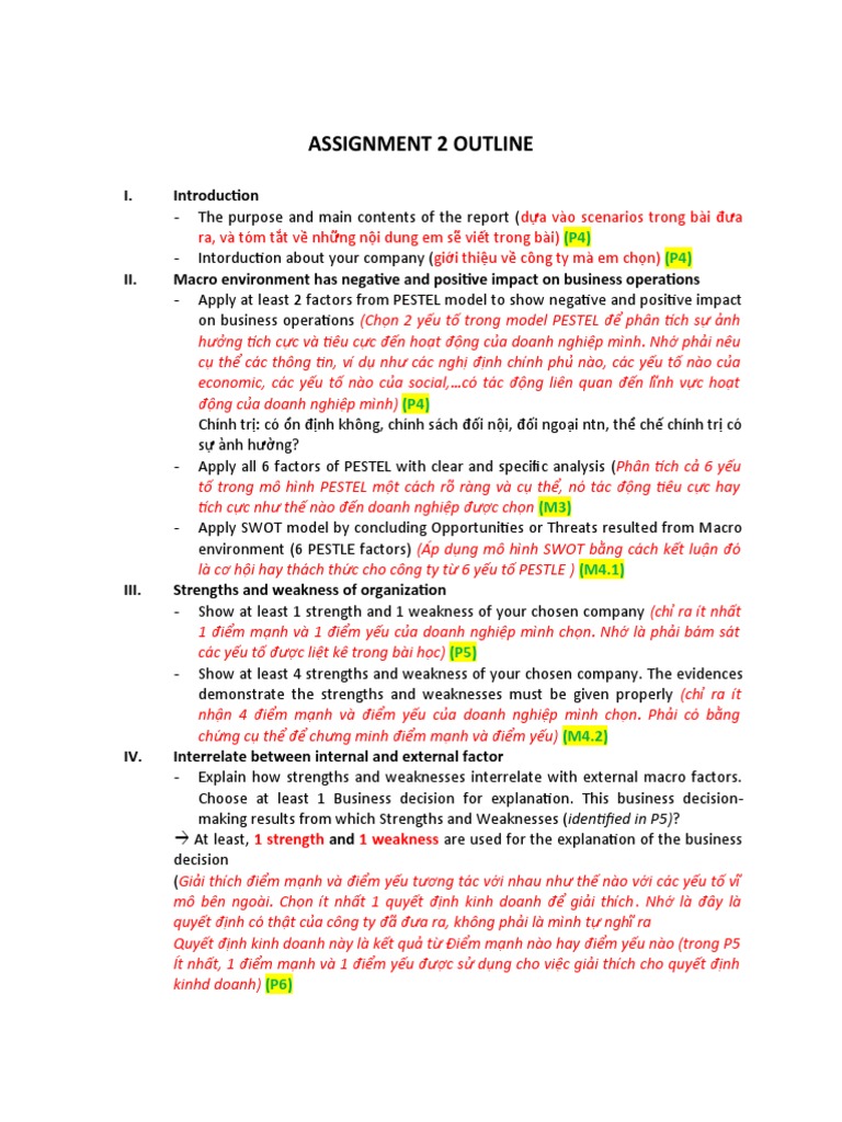 Assignment 2 Outline - 5032 | PDF