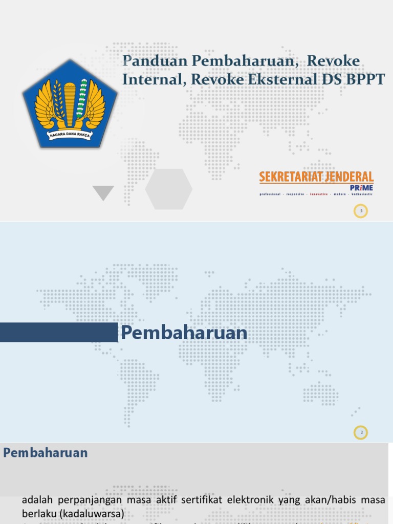 Panduan Sertifikat Elektronik DS BPPT | PDF