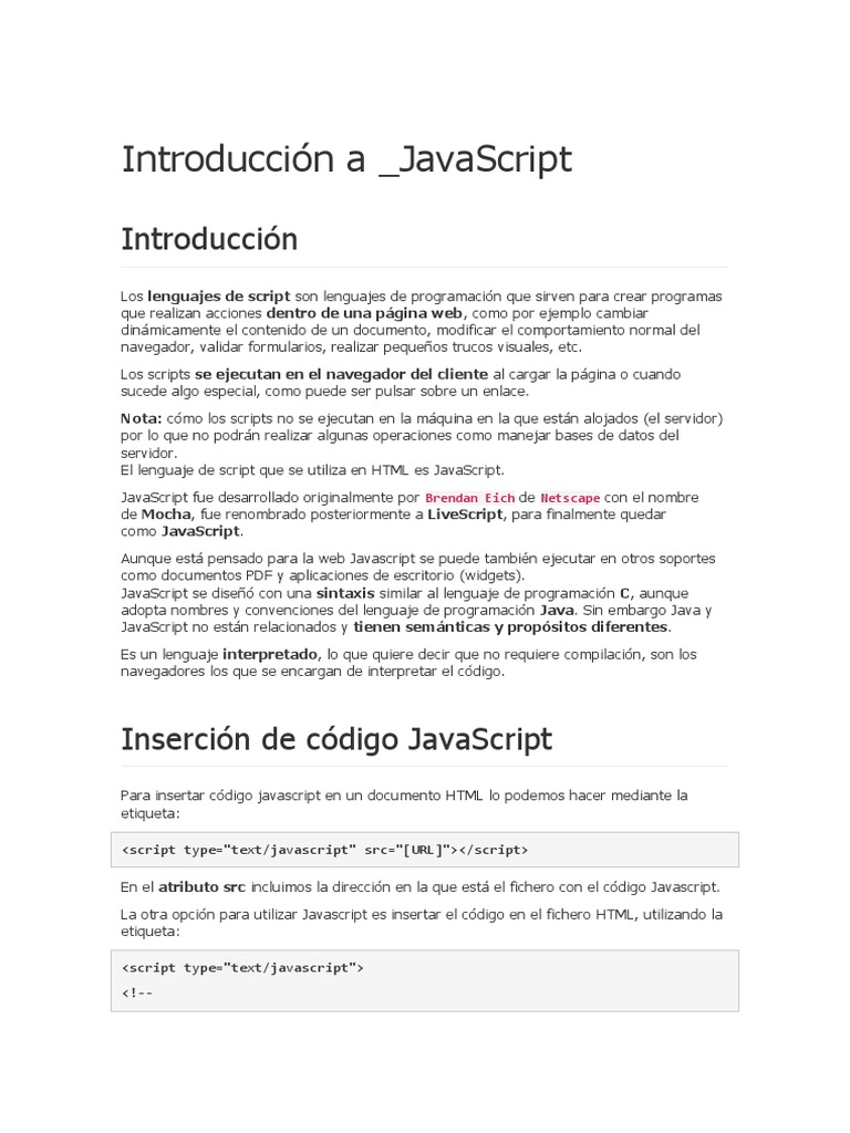 Tema 3 - JavaScript | PDF | Script Java | Lenguaje de programación