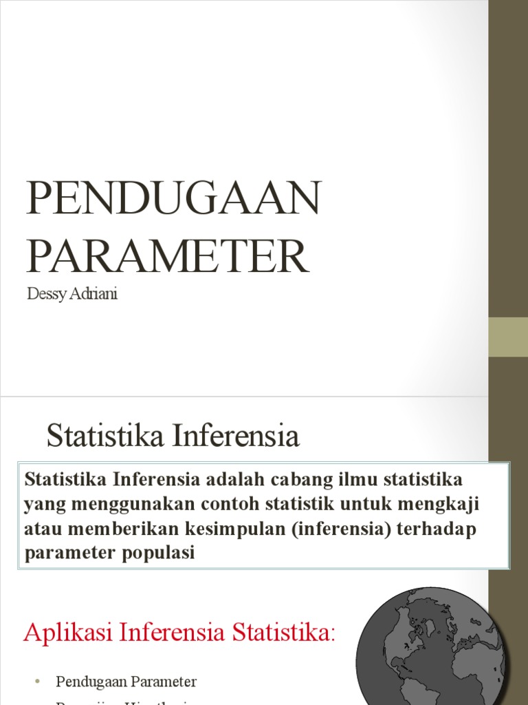 Pendugaan Parameter2020 | PDF | Metode & Bahan Ajar