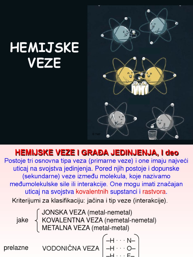 07 - Hemijske Veze 1 | PDF