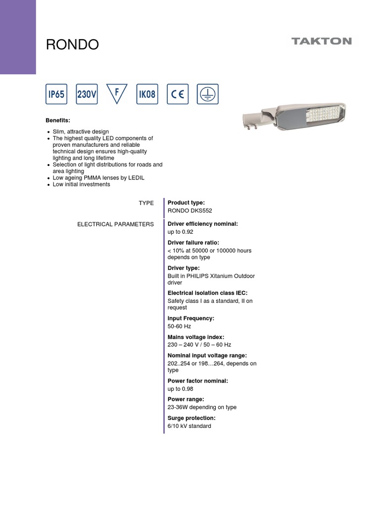 Rondo Catalog | PDF | Light Emitting Diode | Lighting