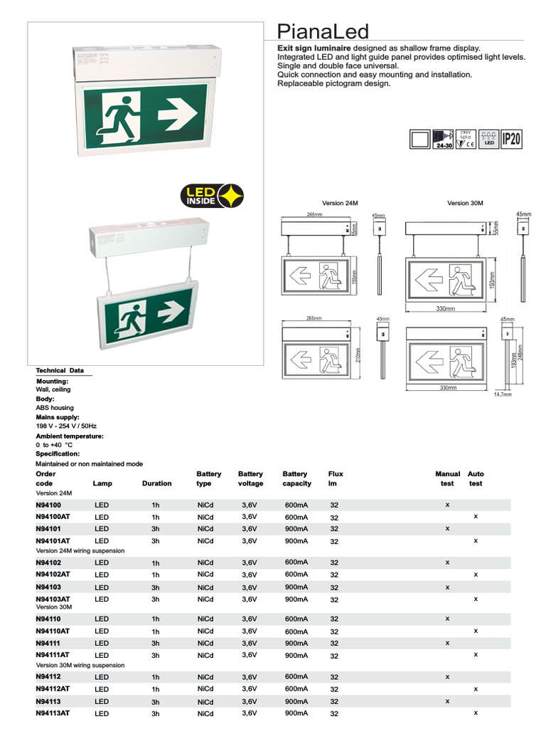 Piana LED en | PDF | Electromagnetism | Components