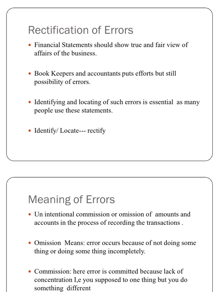 Rectifying Accounting Errors: A Guide to Correcting Financial Records ...