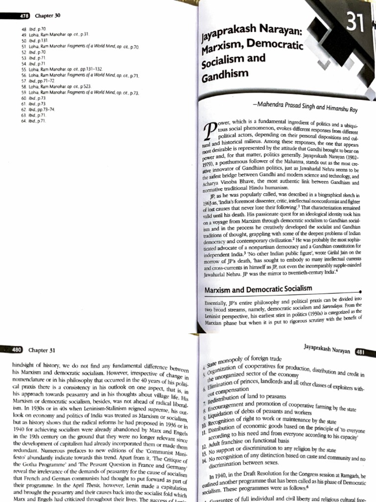Jayaprakash Narayan. | PDF | Marxism | Communism