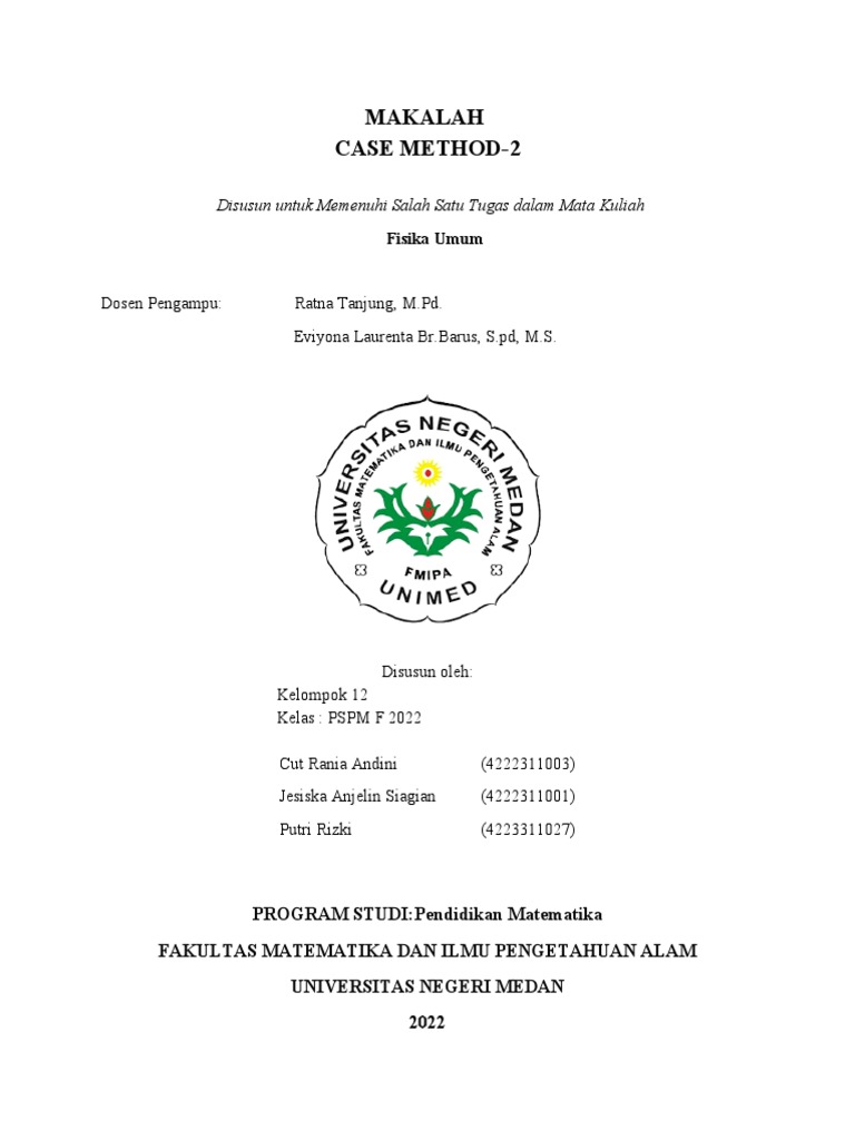 Case Method - Kelompok 12 | PDF