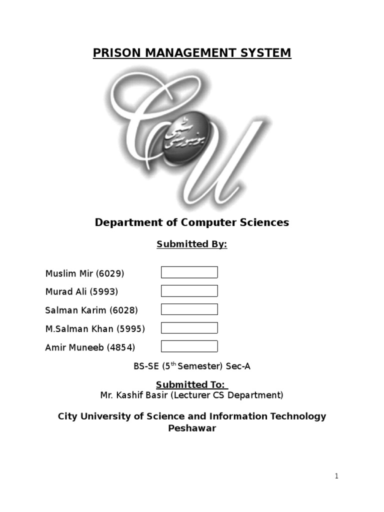 Prison Dbms | PDF | Class (Computer Programming) | Computer Engineering