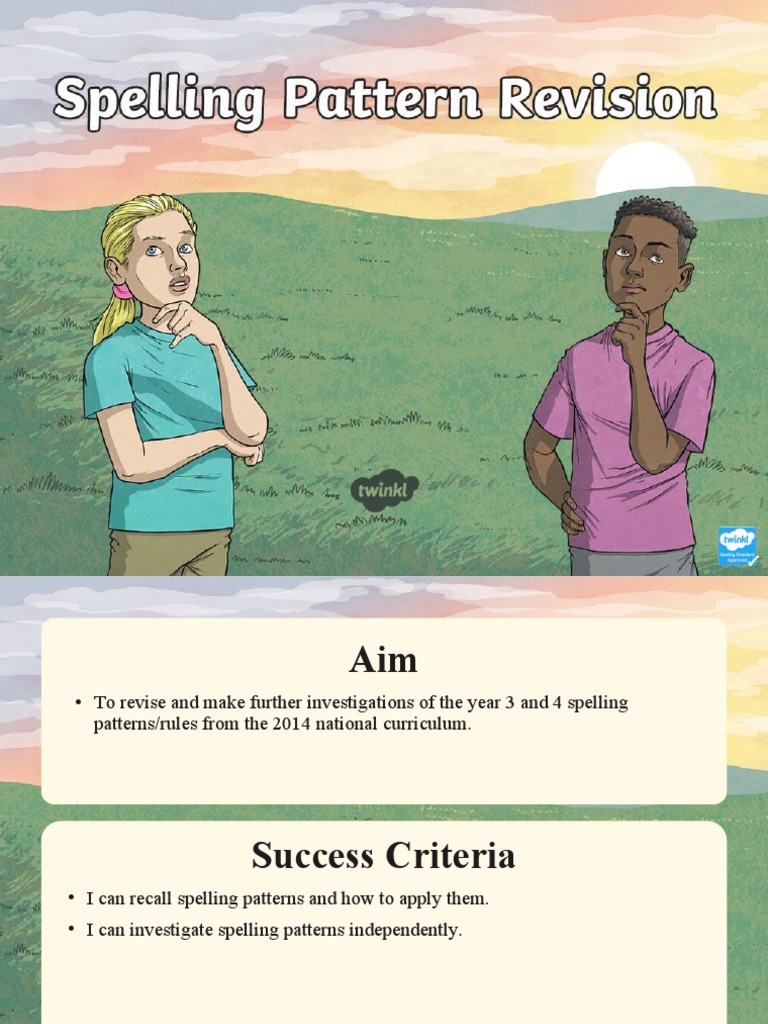 t2 e 5062 Year 3 and 4 Spelling Pattern Revision Powerpoint - Ver - 2 ...