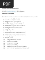 Table of Integrals | PDF