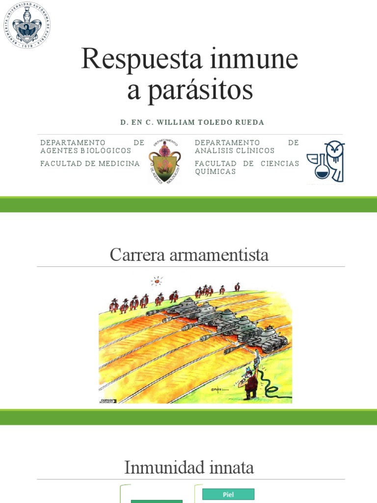 Respuesta Inmune a Parásitos | PDF | Sistema inmune | Sistema inmune innato