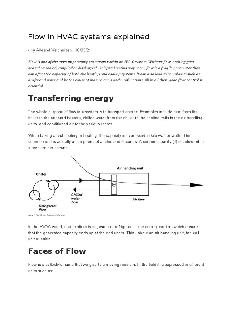 H&H Flow in HVAC Systems | PDF | Building Technology | Building Engineering