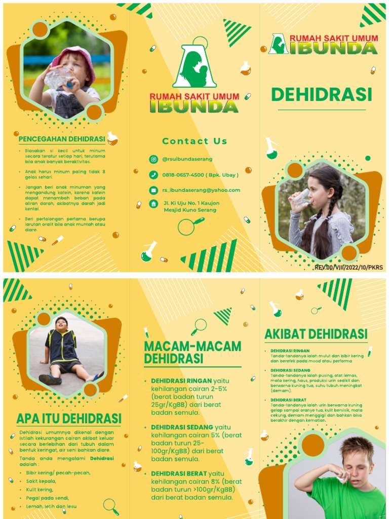 Leaflet - Dehidrasi | PDF