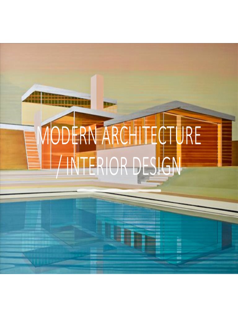 Modern Architecture-Interior Design | PDF | Aesthetics | Design