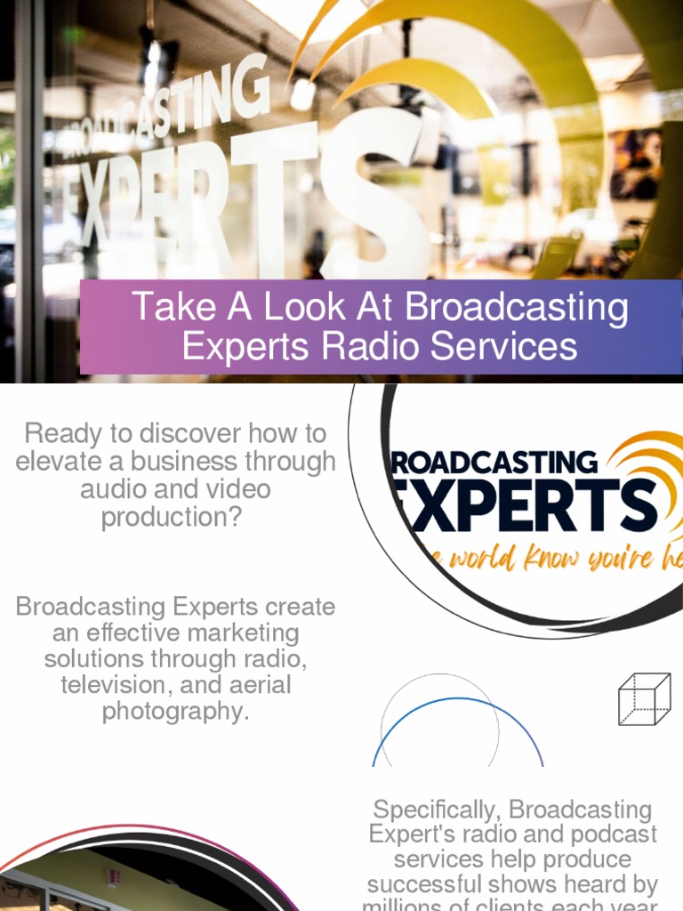 Take A Look at Broadcasting Experts Radio Services | PDF