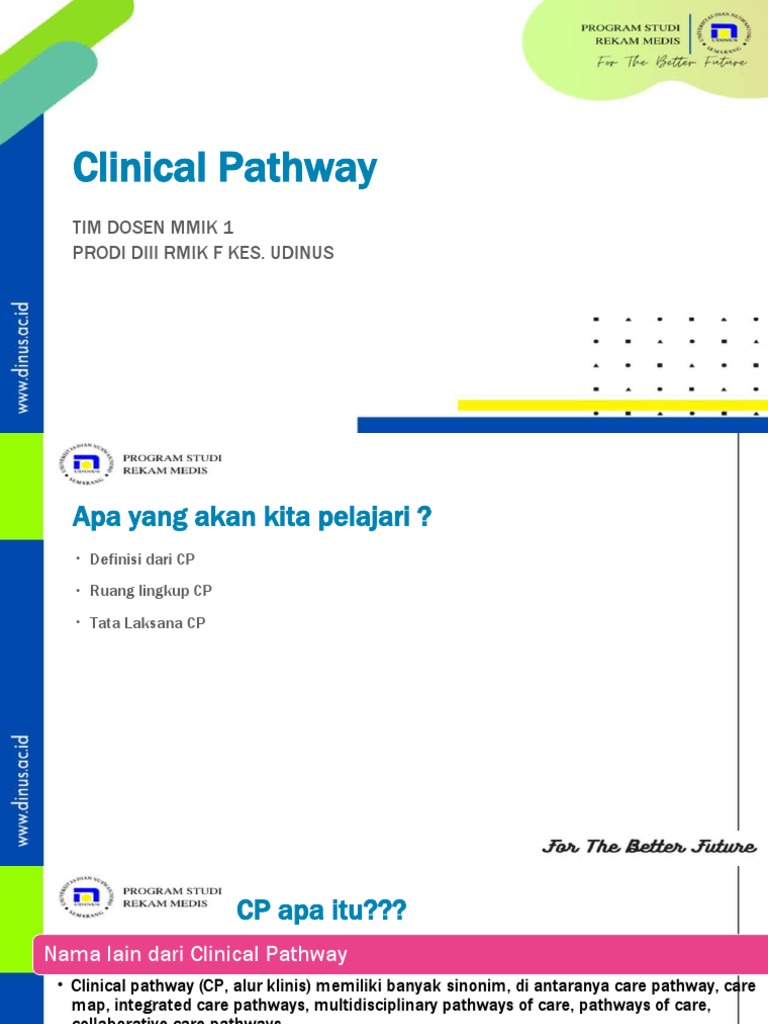 TM 5, 6 Clinical Pathway | PDF | Pengembangan Diri | Sains & Matematika
