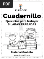Cuadernillo de Cuentos Cortos Con Silabas Trabadas Elprofe20 | PDF ...