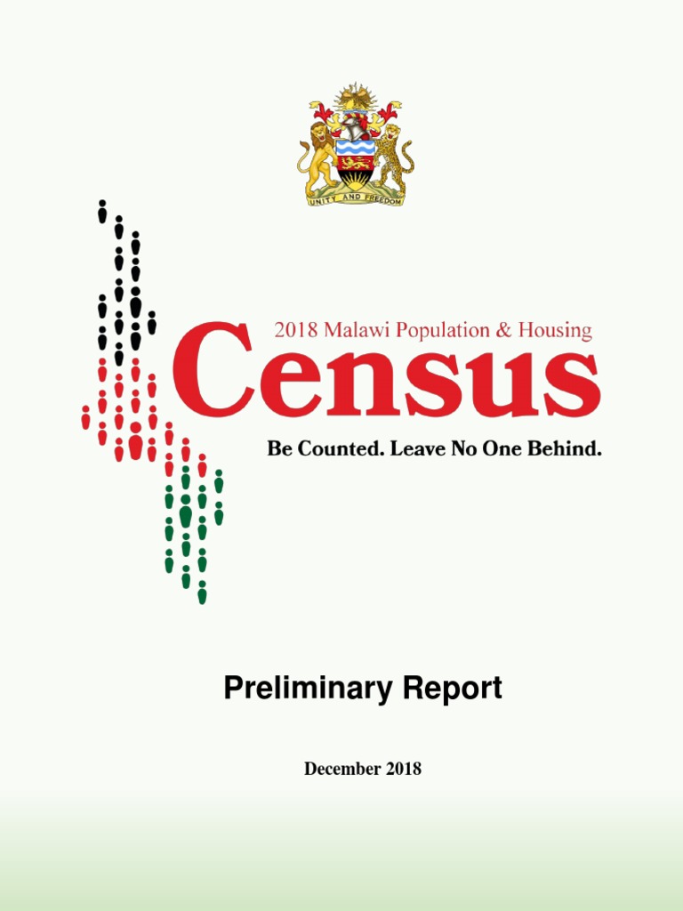 Malawi 2018 Population and Housing Census Preliminary Report | PDF | Census