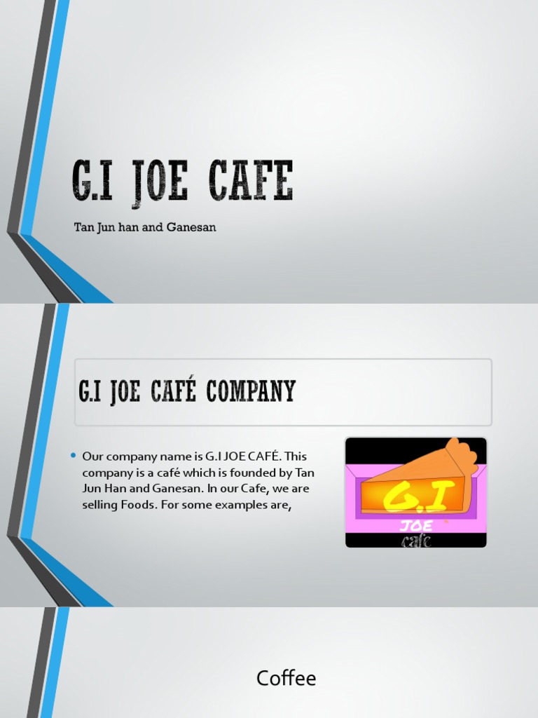 G.I JOE CAFÉ Logistics Overview | PDF | Enterprise Resource Planning ...
