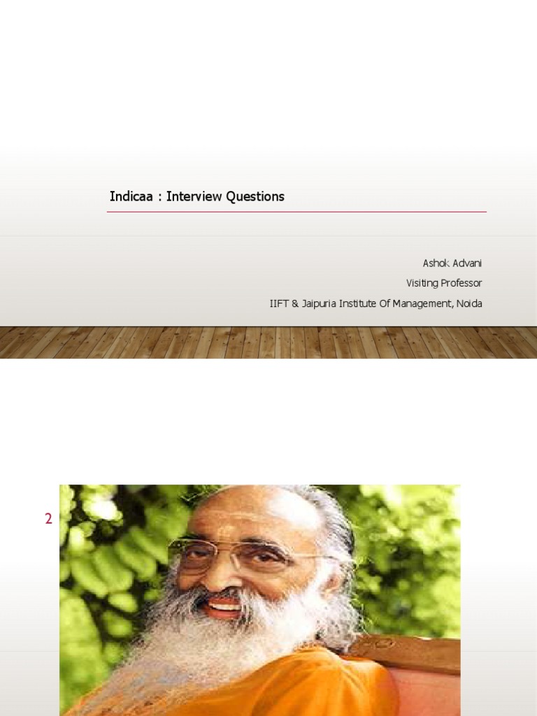 Indicaa - Interbview Questions | PDF | Social Psychology | Behavioural Sciences