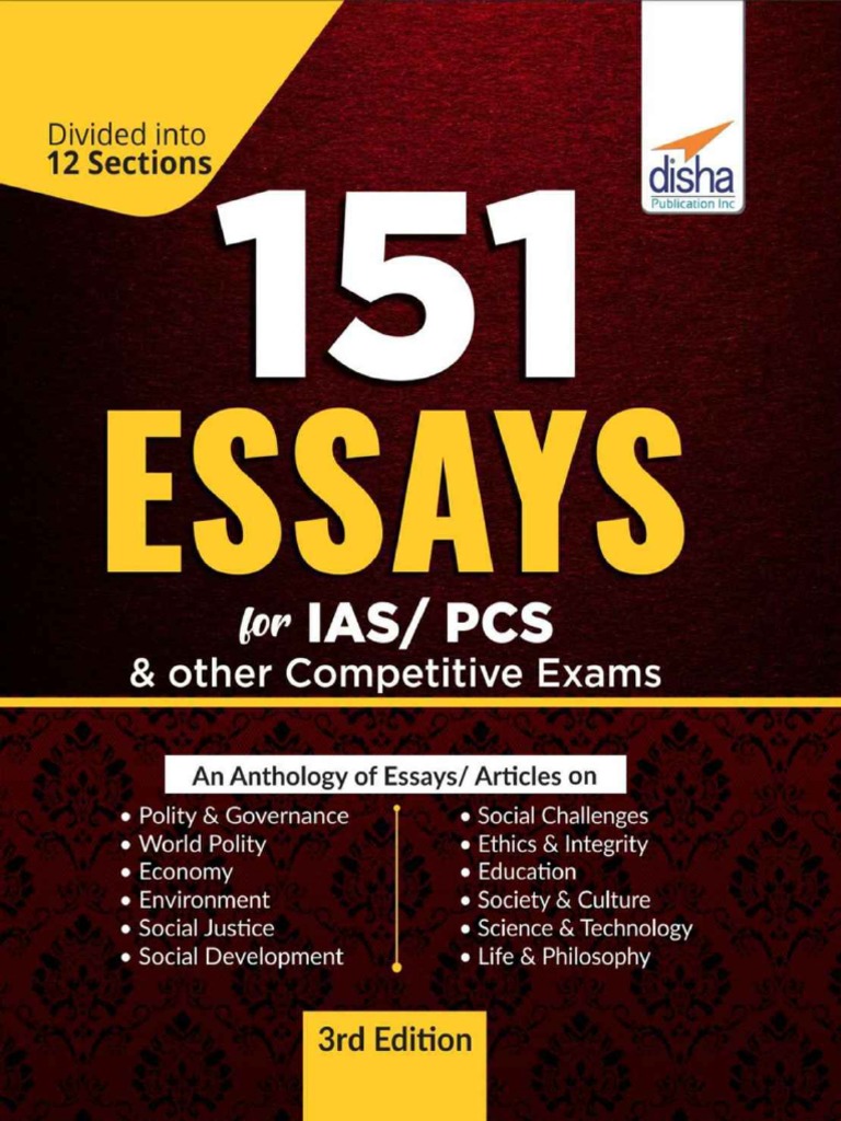 151 Essays For IAS - PCS & Other - Disha Experts | PDF | Right To ...