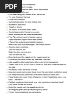 List of Primary Math Tongue Twisters | PDF