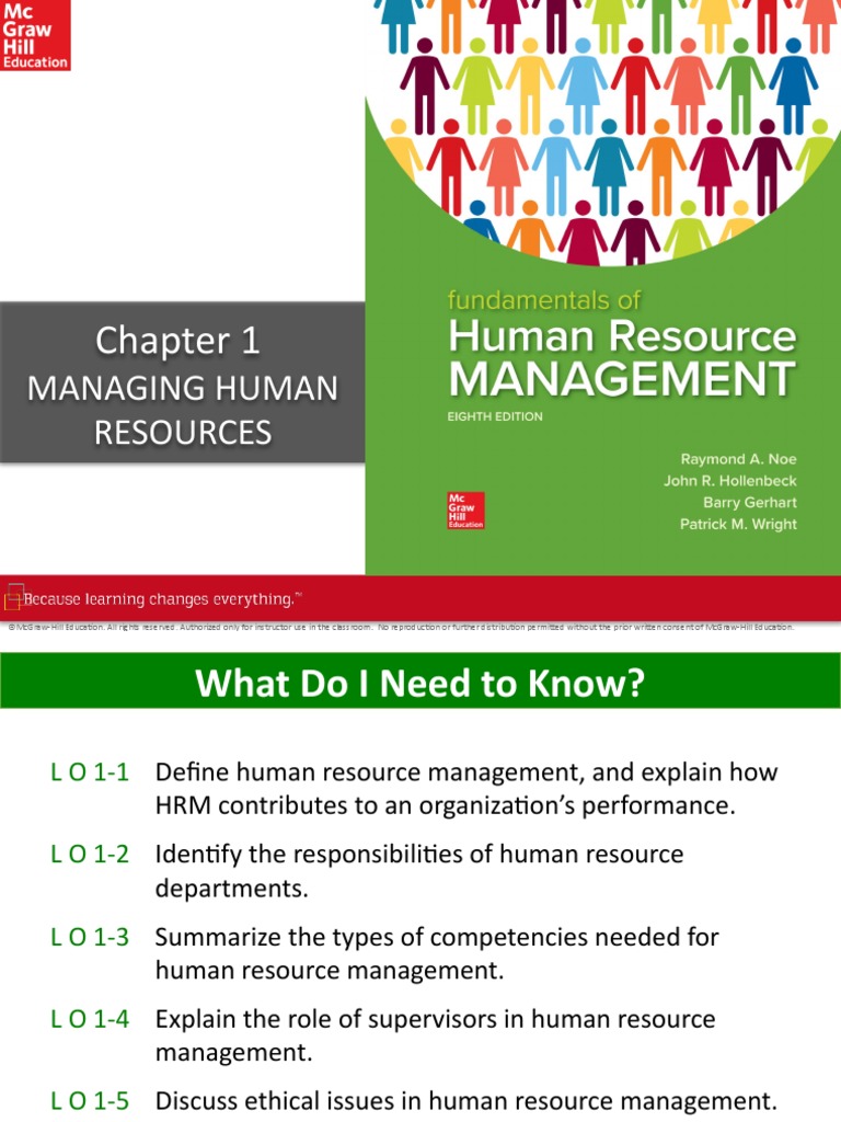 Noe - FHRM - PPT - Ch01 2022 | PDF | Human Resource Management | Human ...