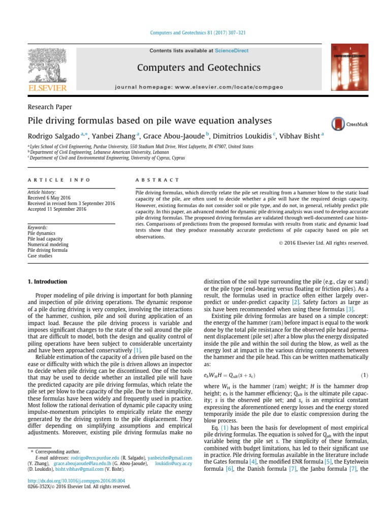 Salgado 2017 | PDF | Deep Foundation | Soil Mechanics