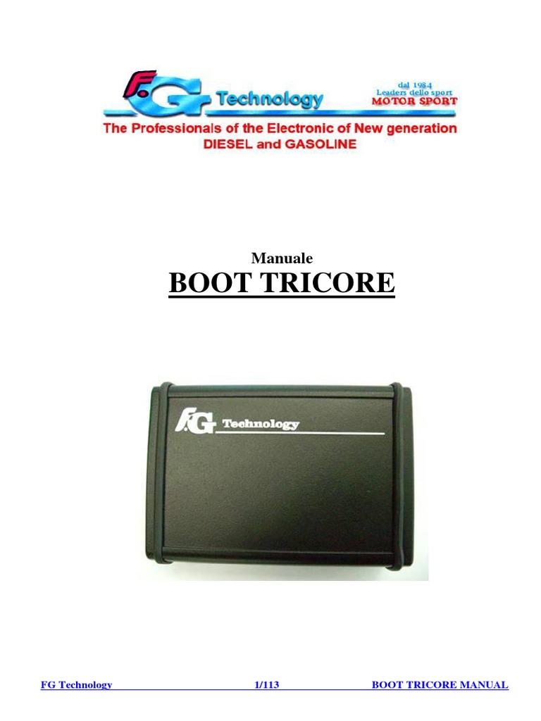 Fgtech Boot Tricore User Manual | PDF | Manufactured Goods | Electrical ...