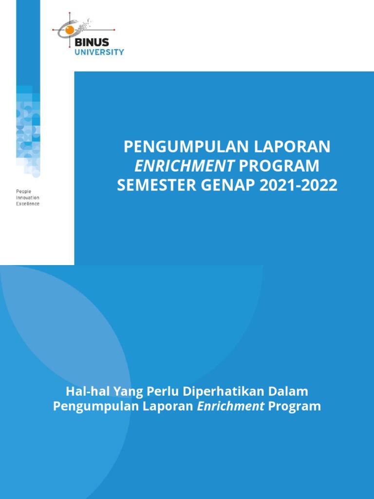 Materi Briefing Pengumpulan Laporan Enrichment Semester Genap 2021 ...