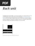 EIA/ECA-310 Rack Standard Overview | PDF | Screw | Equipment
