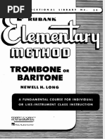 Essential Elements Trombone Book 1 | PDF