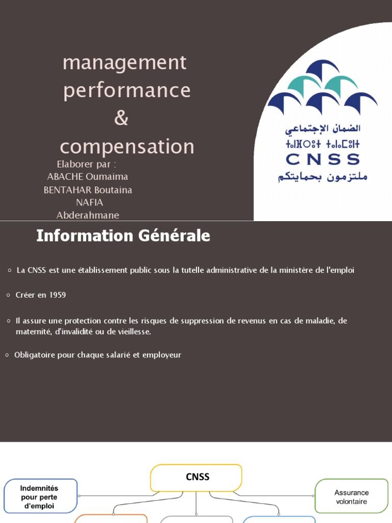 CNSS | PDF | Salaires | Relations entre employés