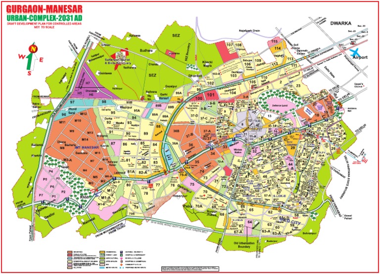 Gurgaon Masterplan | PDF