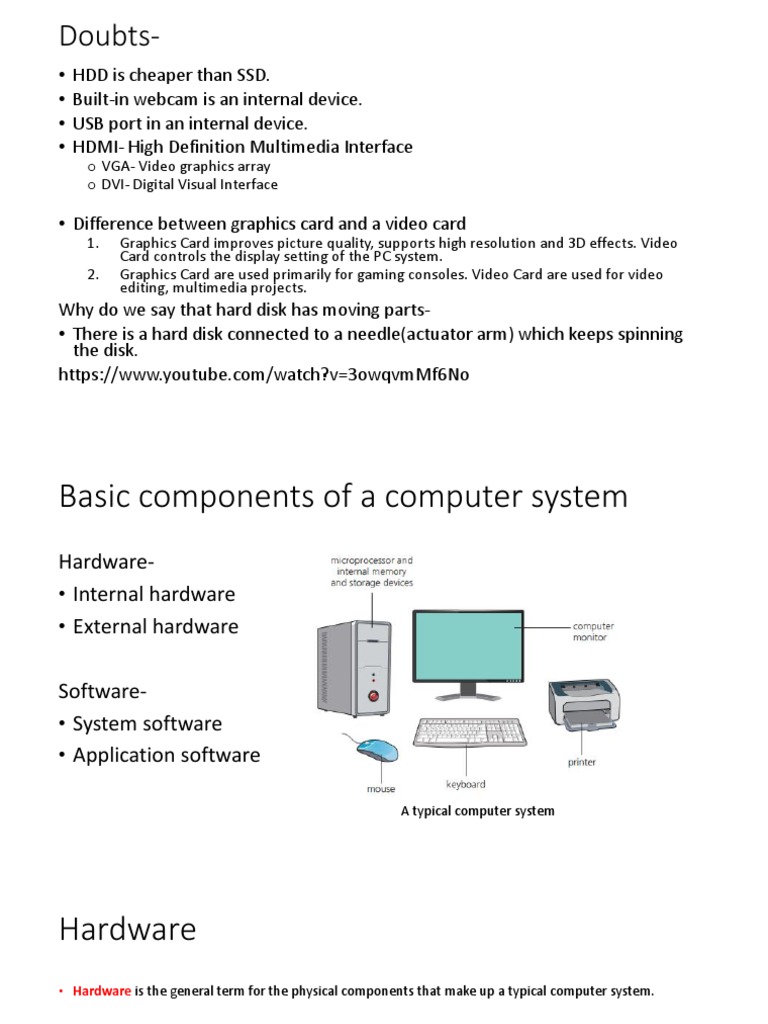 Input Output Devices - Grade 8 | PDF