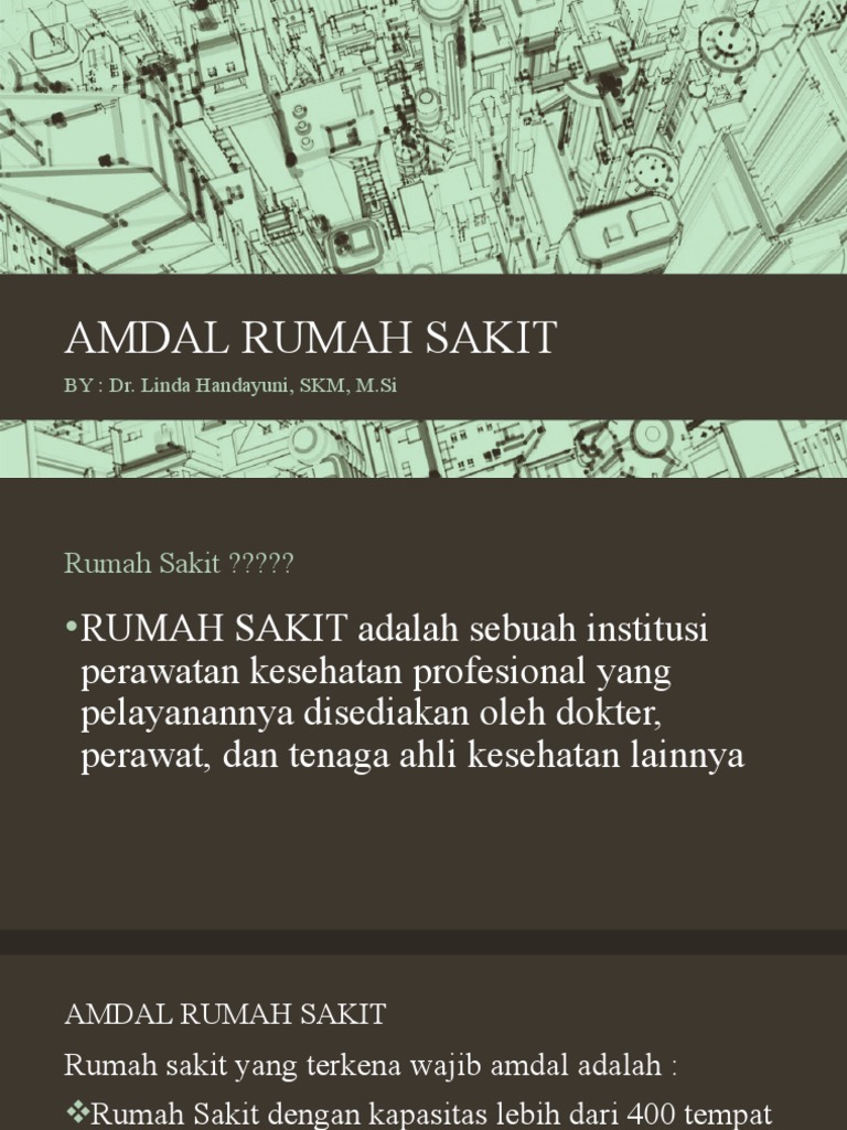 Amdal Rumah Sakit | PDF