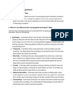 7 Types of Propaganda Explained | PDF