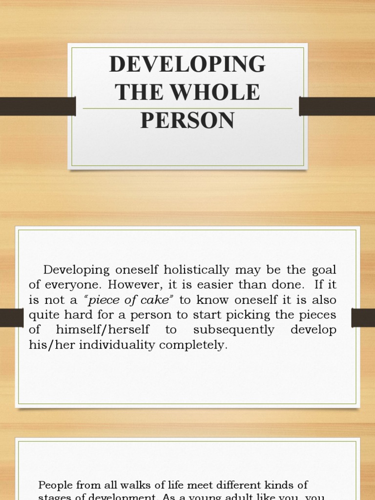 Developing The Whole Person Lesson 2 | PDF | Puberty | Adolescence