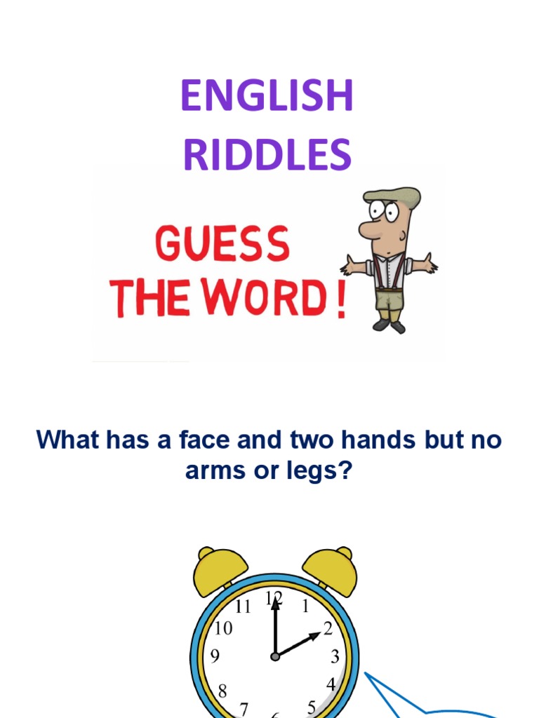 English Riddles | PDF