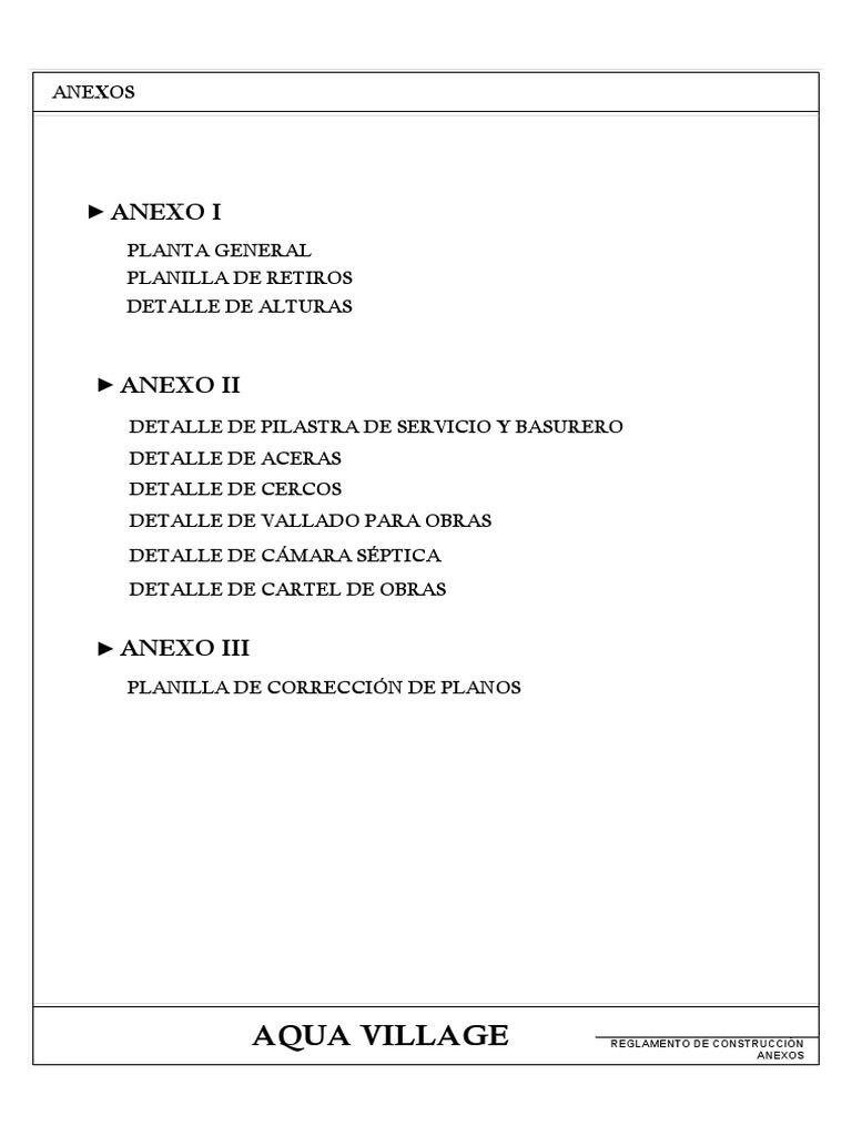 Anexos - Reglamento de Construcciones - AV - Set 2018 | PDF