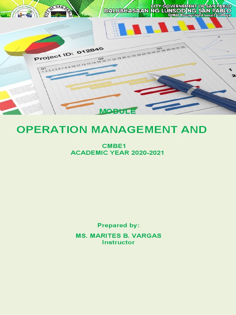 Operations Management and TQM Module | PDF | Quality Management | Lean ...