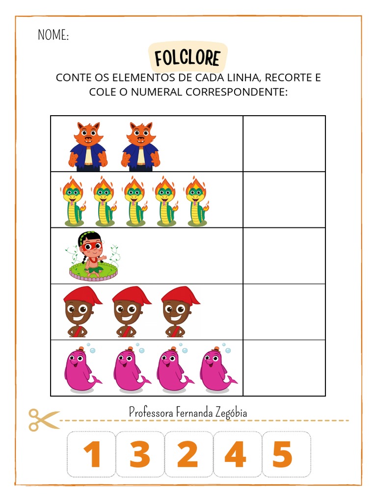 Atividades Folclore | PDF