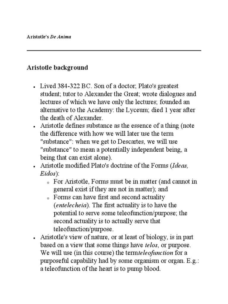 Aristotle | PDF | Mind | Aristotle