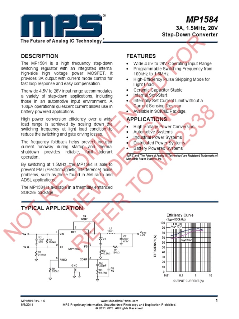 Mp1584en LF Z-2945524 | PDF | Capacitor | Inductor