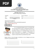 Performance Task (Filipino Sa Piling Larangan) | PDF