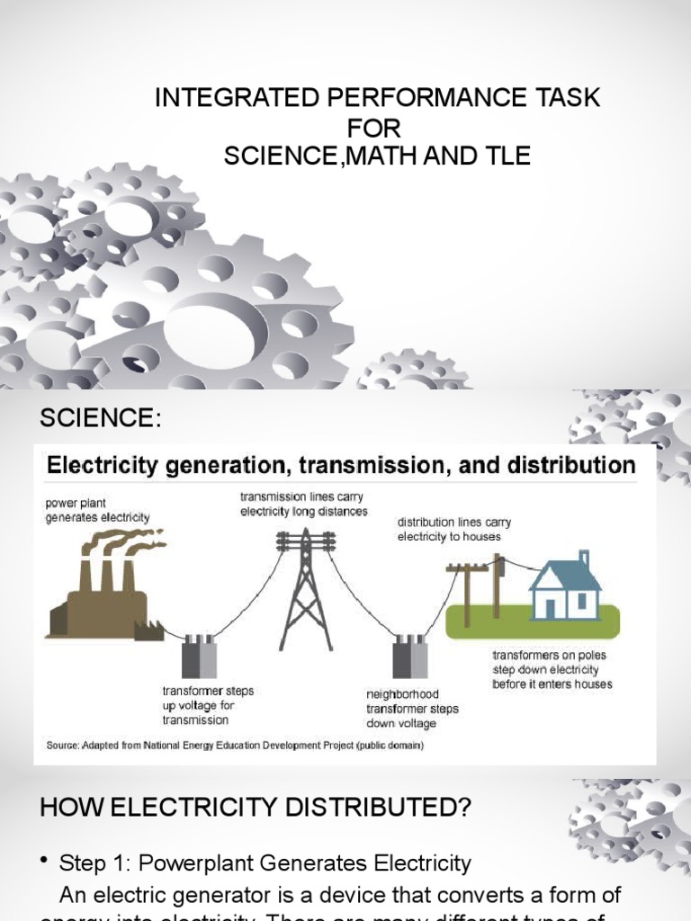 Integrated Performance Task FOR Science, Math and Tle | PDF | Electric Power | Electric Power ...