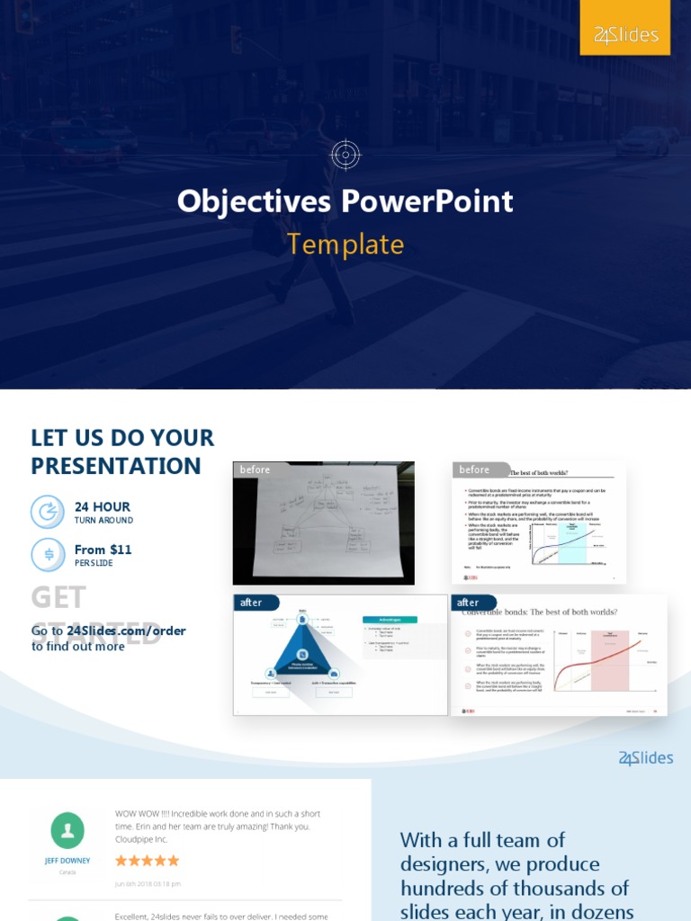 Key Objectives PowerPoint Template | PDF | Business Process | Marketing
