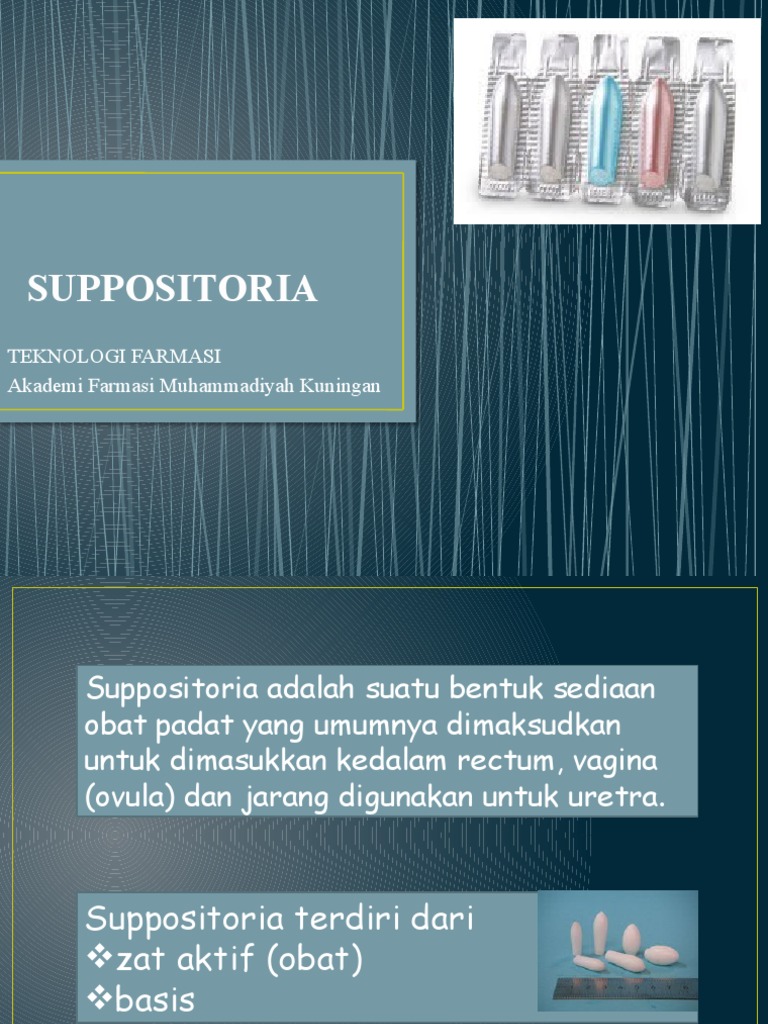 Suppositoria | PDF