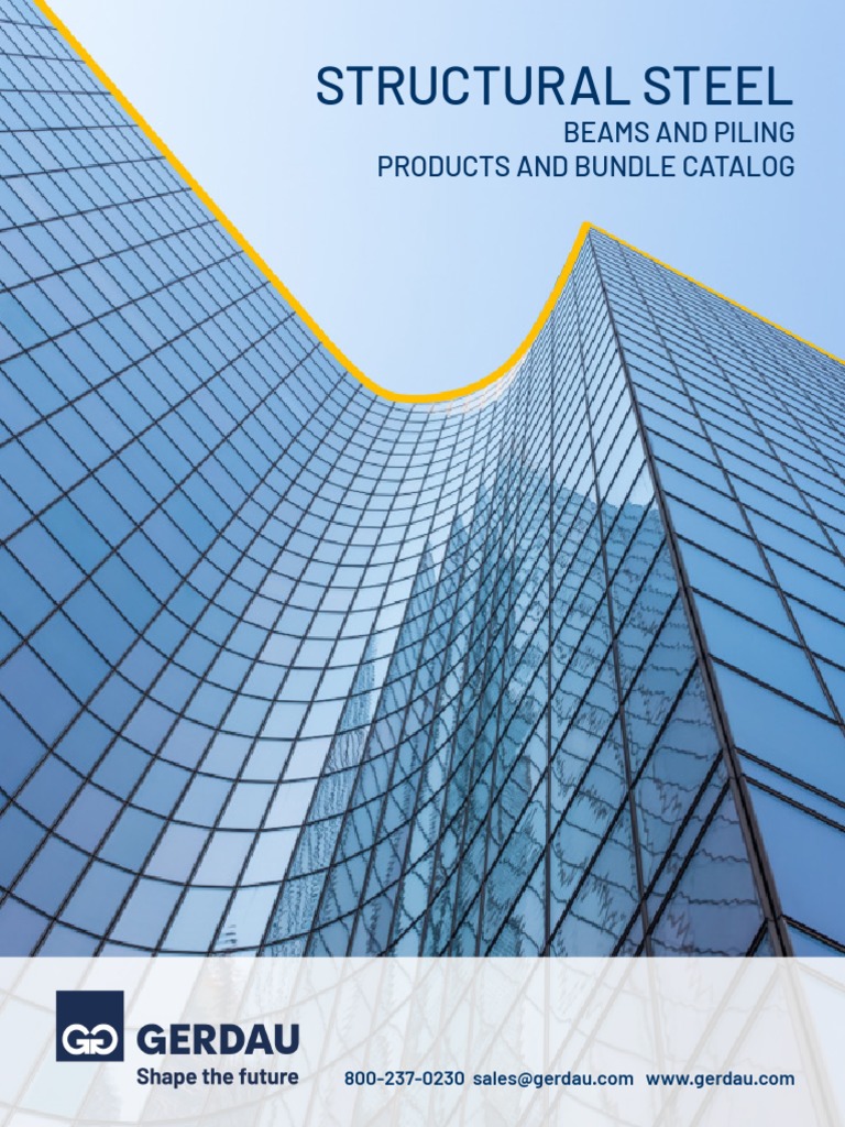 Gerdau Structural Steel Bundle Catalog July 2022 | PDF | Civil ...