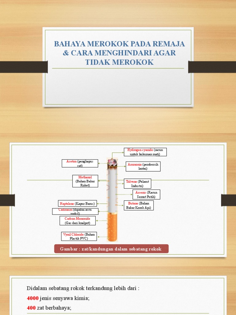 Materi Bahaya Merokok Pada Remaja Pdf