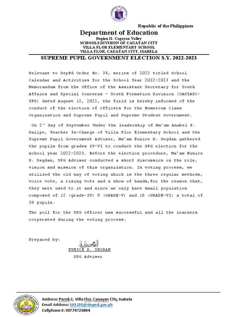 SPG 2022-2023 | PDF | Government